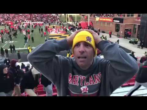 Upset Maryland Fan Reacting To The Ohio State Loss - YouTube