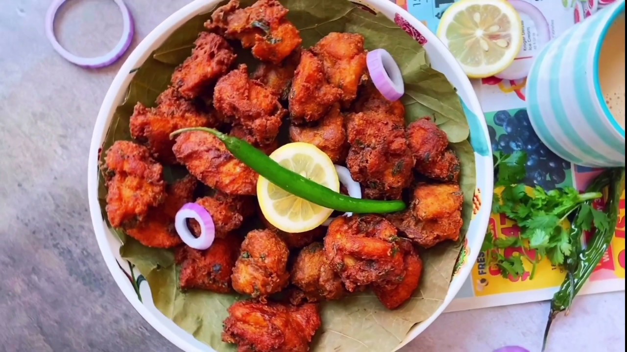 Street style chicken | fried chicken| chicken pakoda | chicken pakora ...