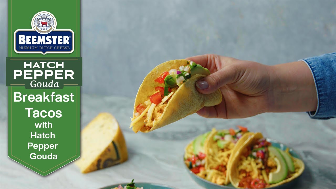 How to Make Breakfast Tacos with Beemster Hatch Pepper Gouda - YouTube