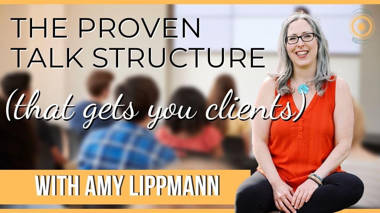 The Talk Structure To Get You Clients with Amy Lippmann - YouTube