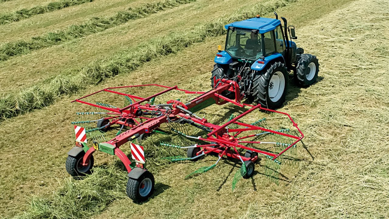 Enorossi | ENODUO 780 Double Rotary Rake - YouTube
