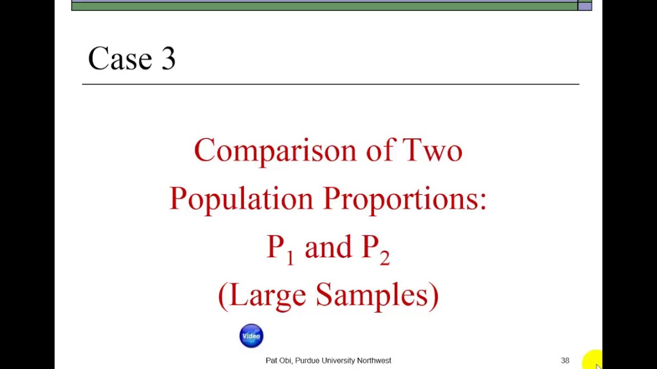 Hypothesis Testing - Two Proportions - YouTube