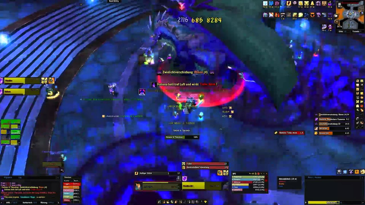 World of Warcraft Cataclysm: Valiona & Theralion 10 Man Hard Mode - YouTube