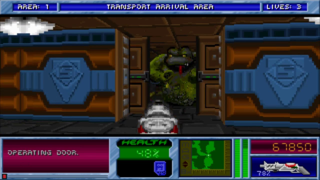 Blake Stone: Planet Strike Amiga Source Port Demo - YouTube