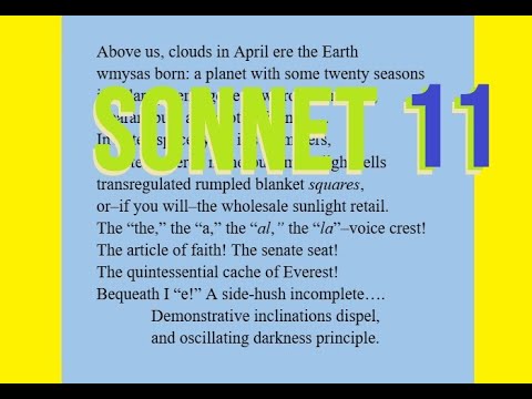 Sonnet 11