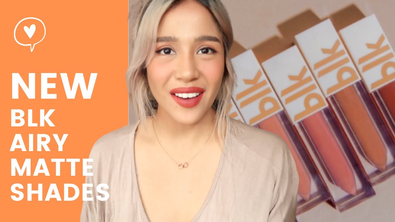 NEW BLK Airy Matte Tint Shades | Jessica Godinez - YouTube