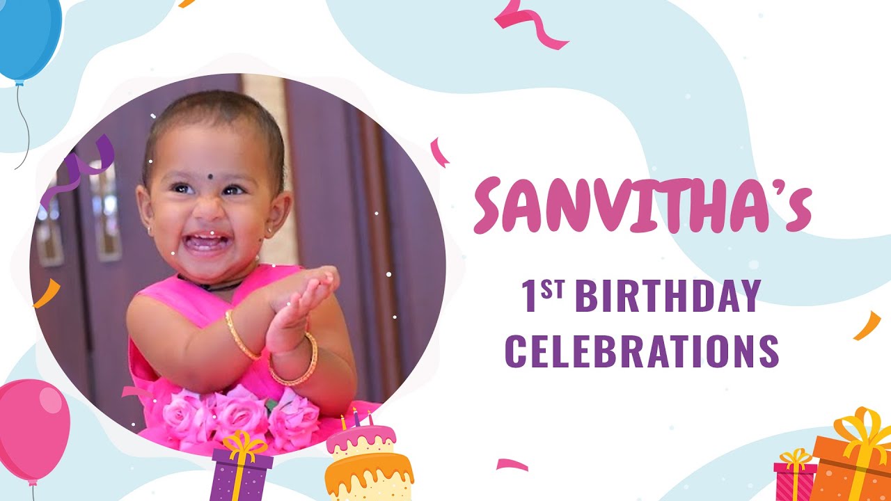 Sanvitha 1st Birthday Celebrations | The Candy Crafts - Wedding Stories ...