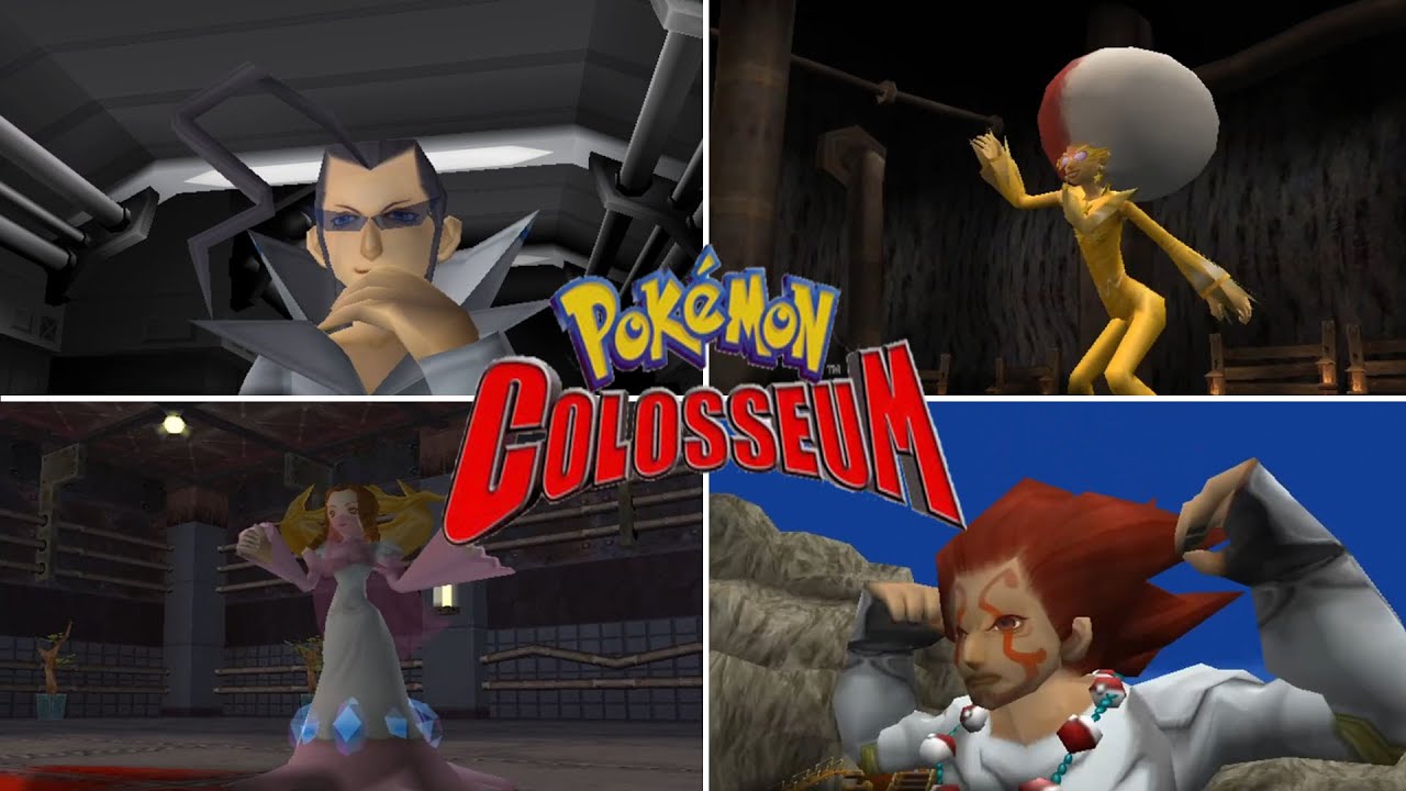 Pokémon Colosseum - All Boss Battles Showcase - YouTube