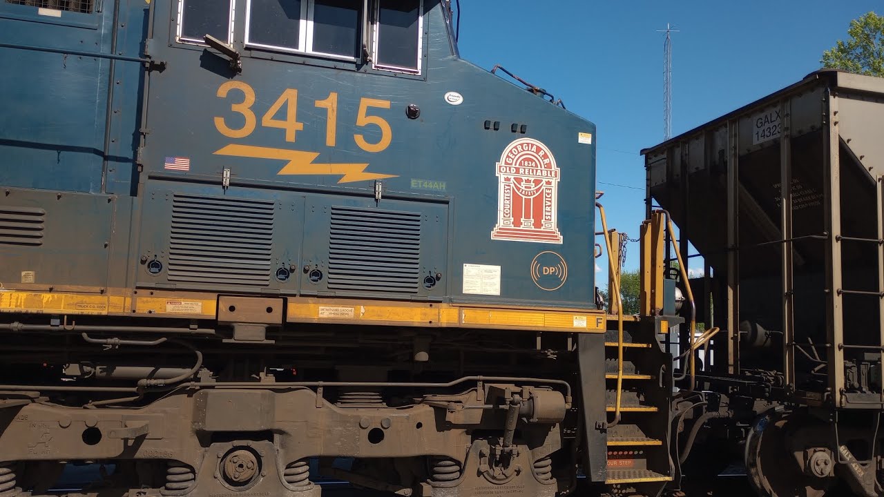 Railfanning NS and CSX with CSX 3415, UP trio and CP (4/23/2023) - YouTube