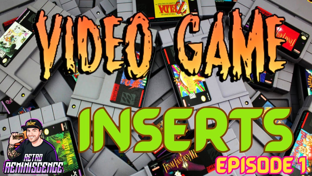 Video Game Inserts Episode 1 - YouTube