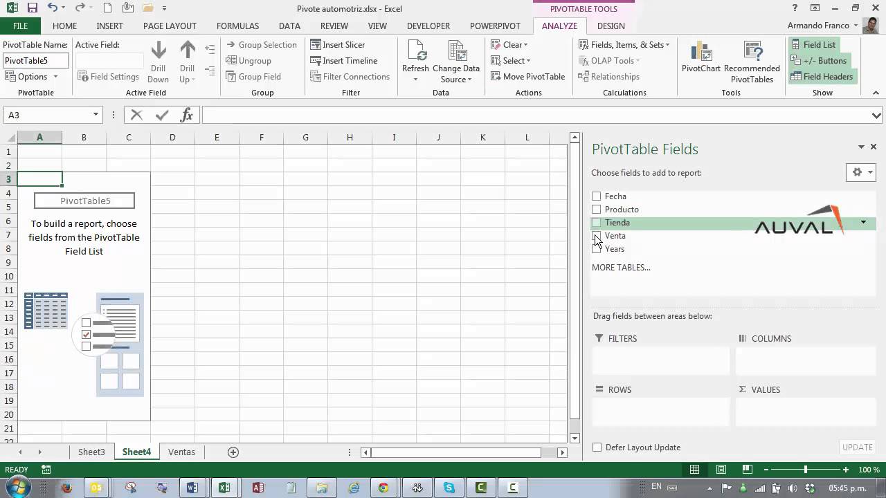Excel para Negocios - Pivote Automotriz - YouTube
