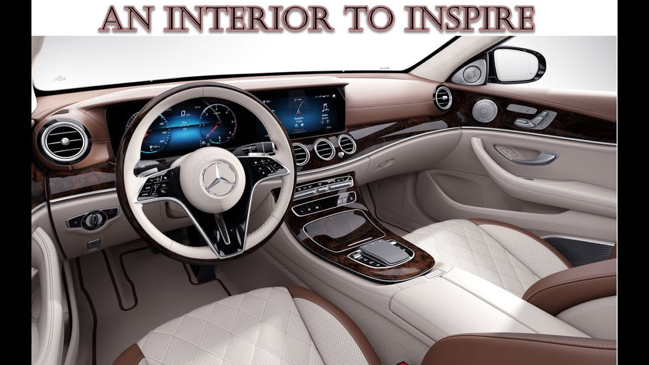 Mercedes E Class Benz 2022 New features | An interior to inspire - YouTube