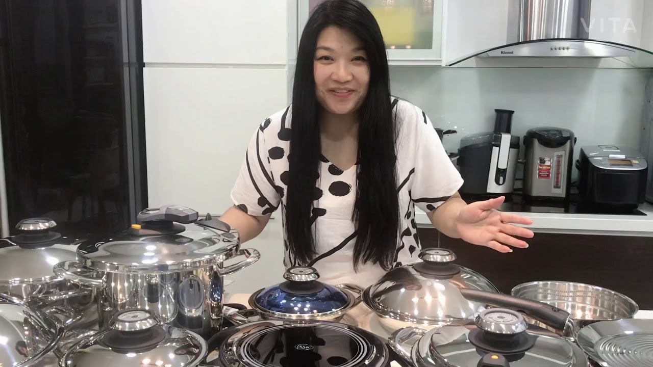 AMC Cooking Stainless Steel Pots - YouTube