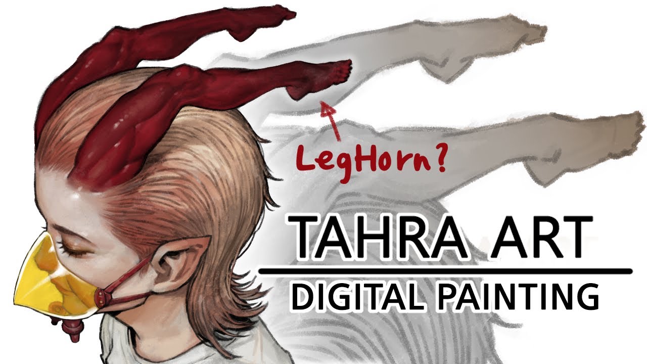 LegHorn 레그혼 Digital painting video Tahra art 디지털 페인팅 - YouTube