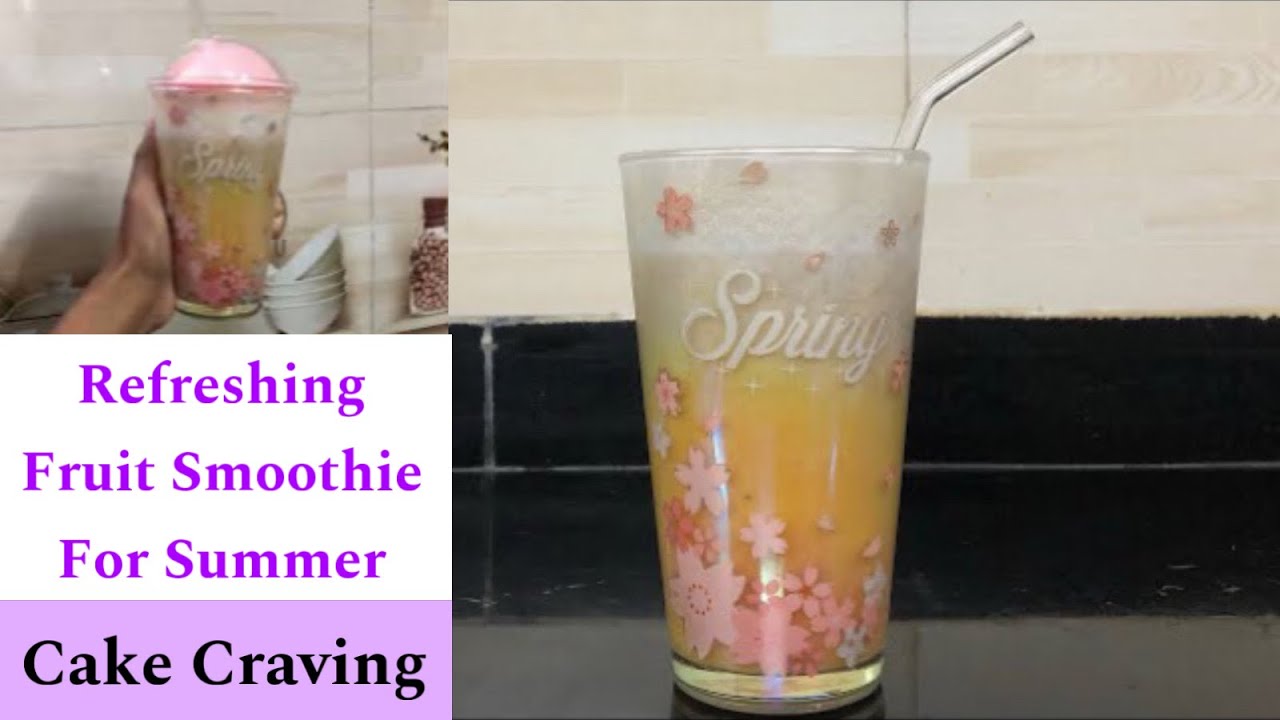 Healthy Shake With Fruits & Yogurt | Refreshment Cold Drink For Summer ...