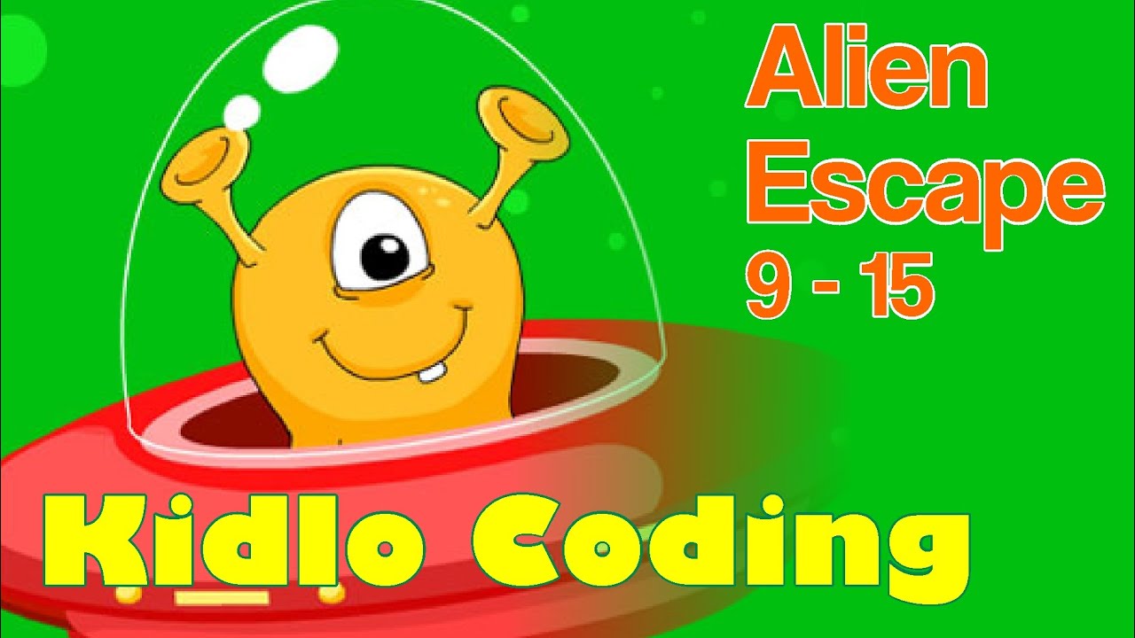 KidloCoding Alien Escape 9-15 | Materi Komputer Kelas 1 SDMM - YouTube