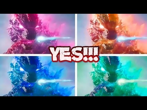 Evolved Godzilla in Different Colors - YouTube