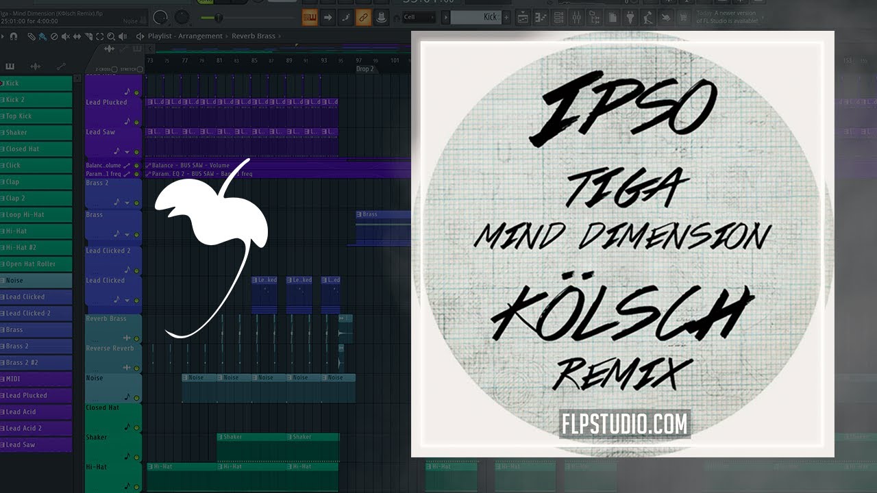 Tiga - Mind Dimension (Kölsch Remix) (FL Studio Remake) - YouTube