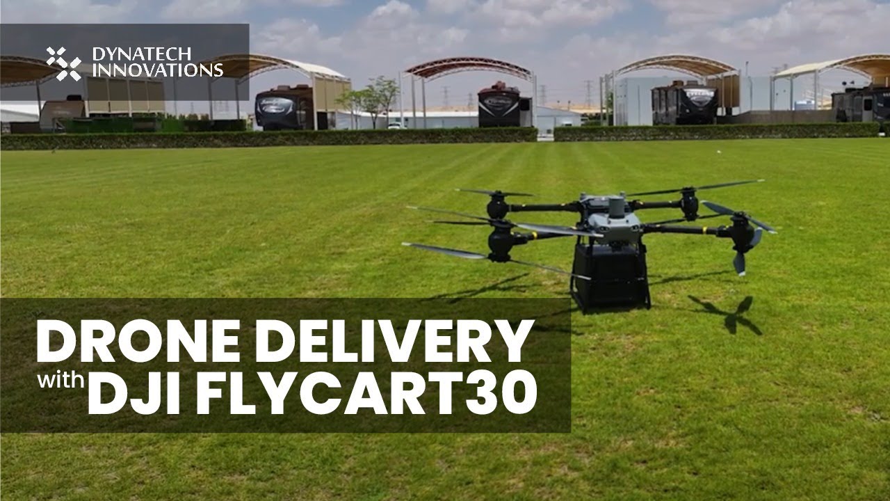 The Future of Drone Delivery with DJI Flycart 30: Unboxing and Flight ...
