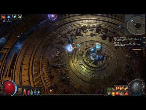 PoE [3.17]: Defeating Maven. Templar - Flameblast totems gameplay - YouTube