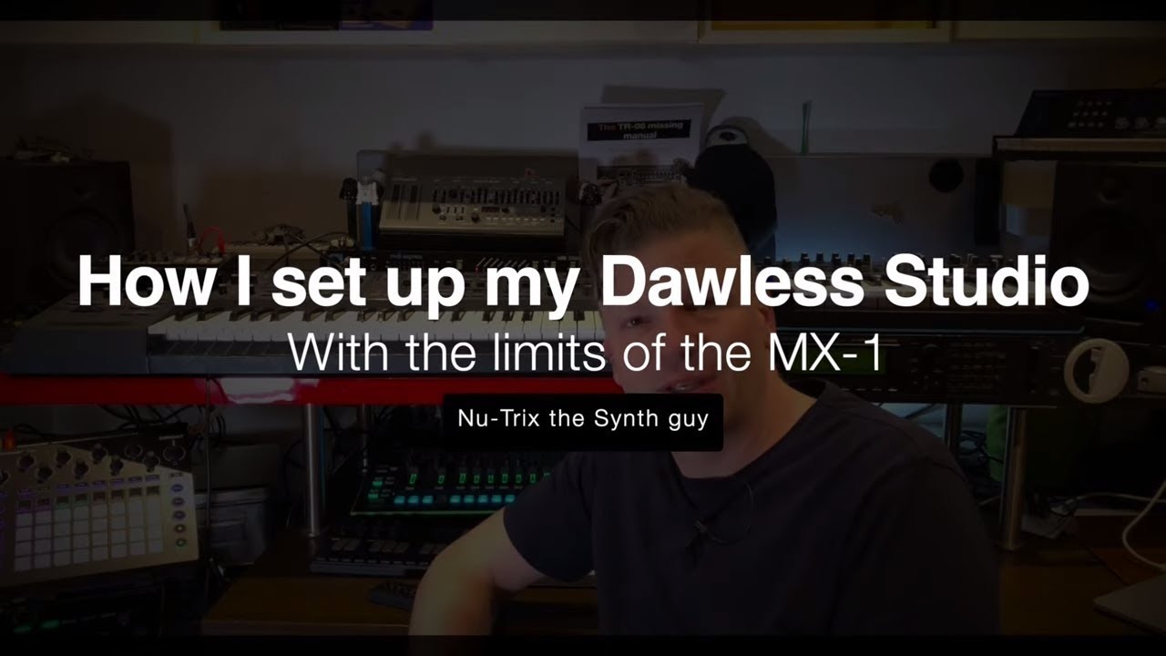 How to set up a dawless studio - Living with the limits of the MX-1 ...
