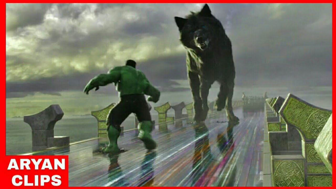 HULK and Fenris Wolf fight scene 'Thor Ragnarok (2017)' movie clip in ...