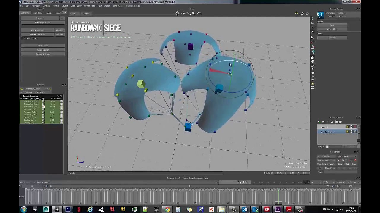 Jean-Sebastien Campagn - Motionbuilder Props Rigging Demo - Rainbow Six ...