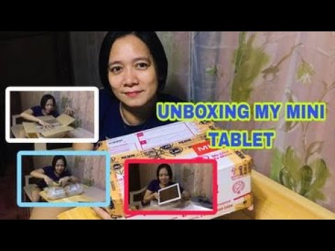 UNBOXING MY MINI TABLET I Gina Cabz - YouTube