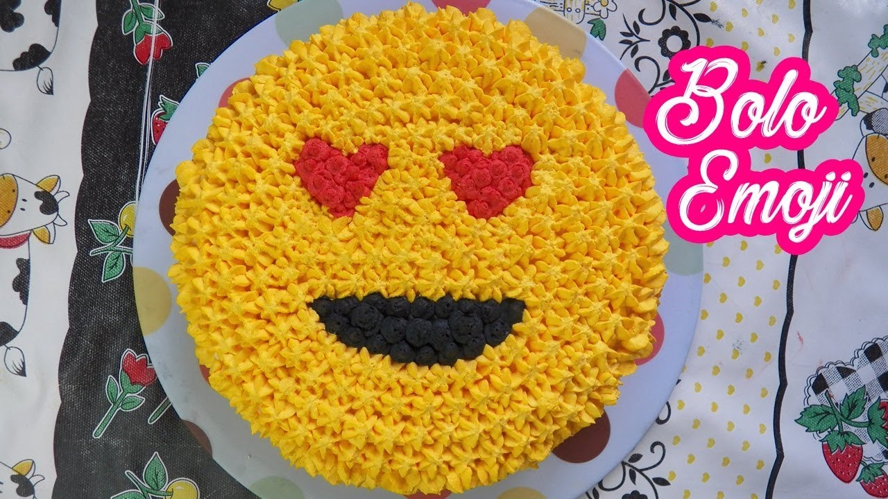 BOLO EMOJI SUPER FÁCI - FAÇA VOCÊ MESMO - Bru na Cozinha - YouTube