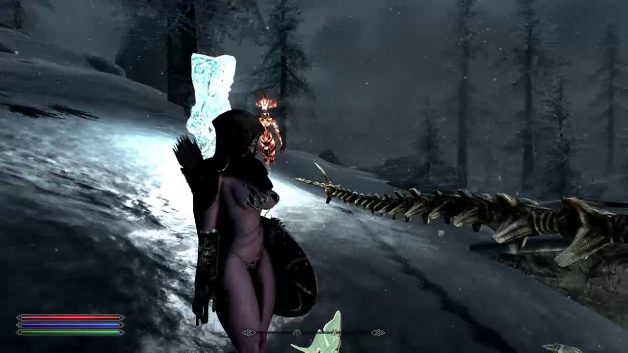 Skyrim SE (mods) - Elrys - Every Time I come to Dawnstar a Dragon - YouTube