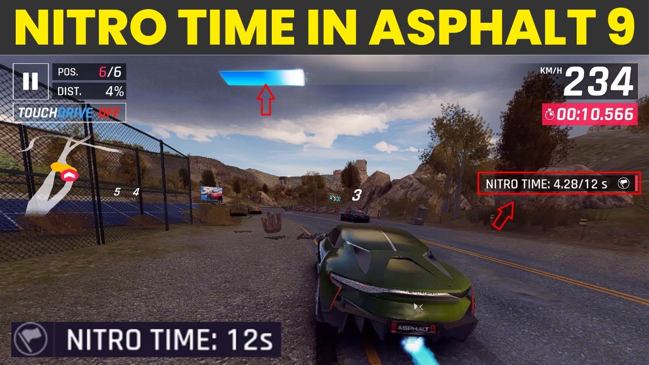 Nitro Time Asphalt 9 ⭐ How Do Perform 15s / 30s / 55s / 100s Nitro Time ...