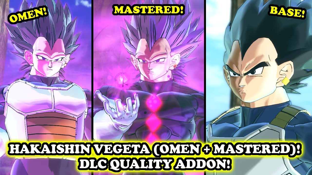 *NEW* Manga Vegeta Mega Instict Form (Hakaishin) (OMEN + MASTERED)! DLC ...