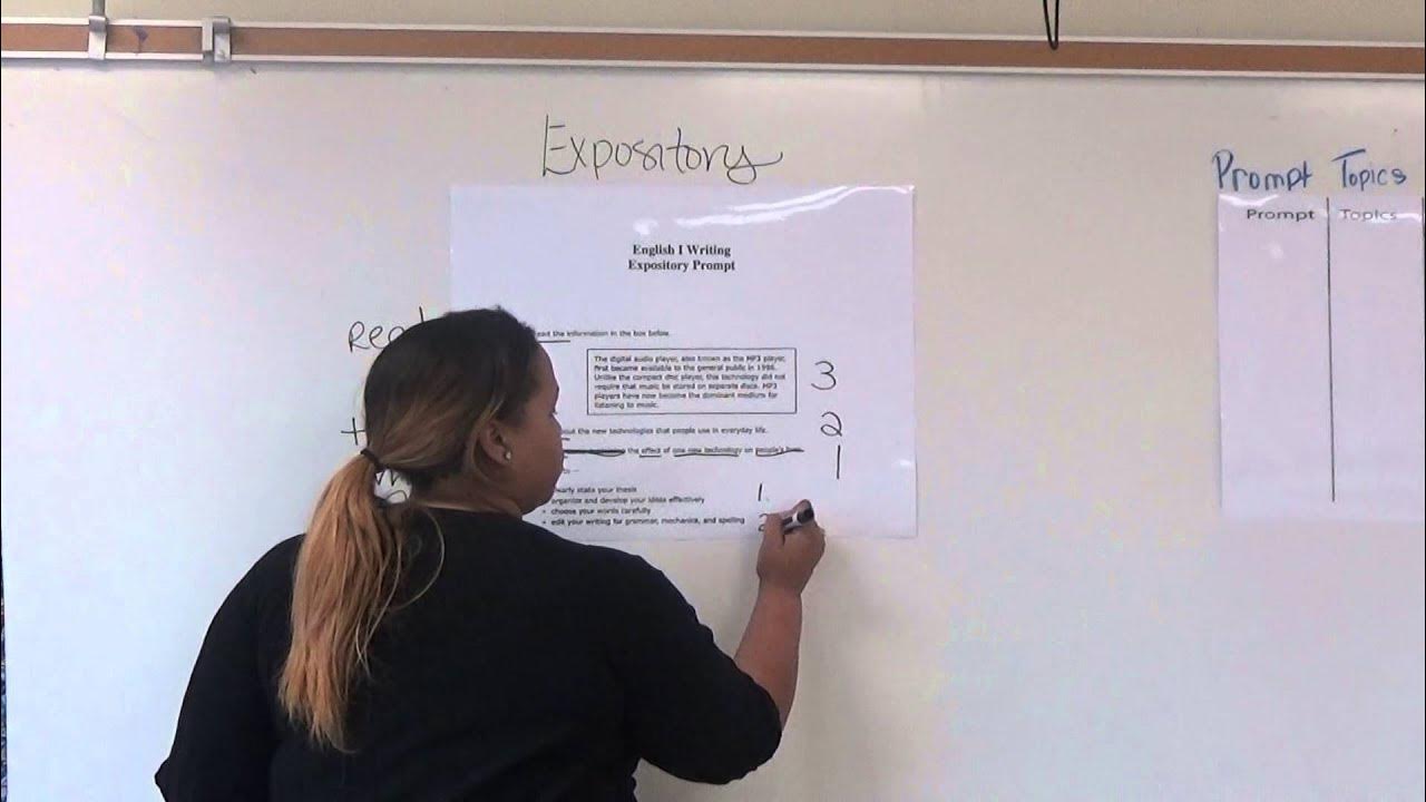 Deconstructing an Expository Writing Prompt - YouTube