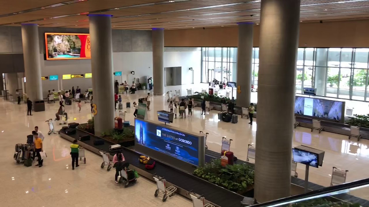 Mactan Cebu Airport New Terminal 2 - Arrival Hall - YouTube