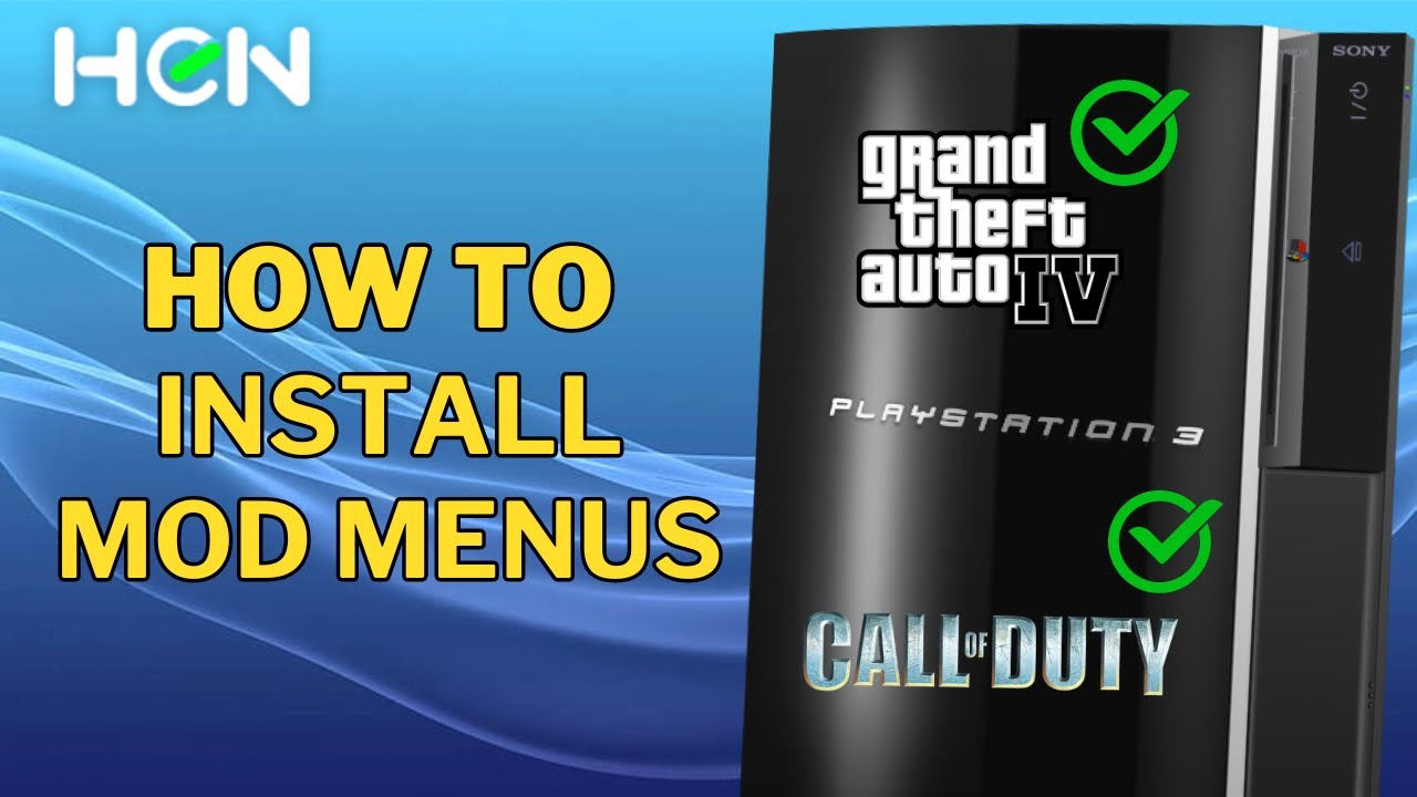 How to Install Mod Menus Using A Jailbroken PS3 in 2024! - YouTube