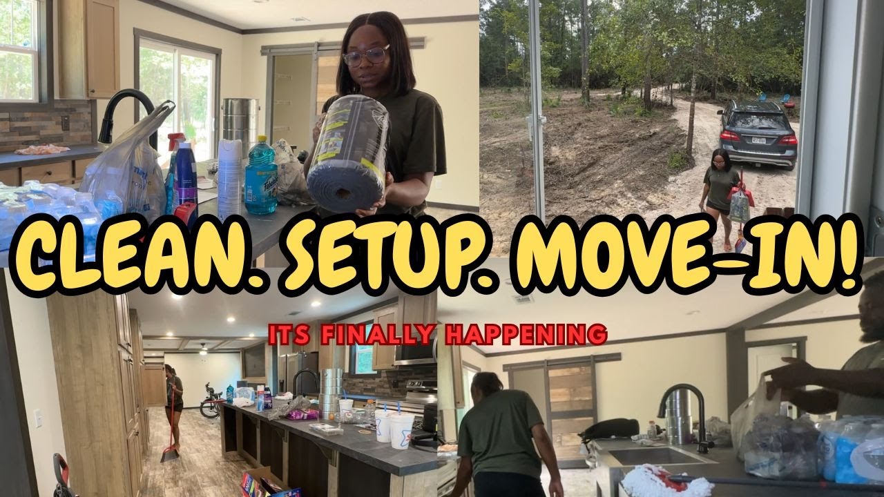 We finally moving in! 🏡 Cleaning & Setting Up Our New Home - YouTube