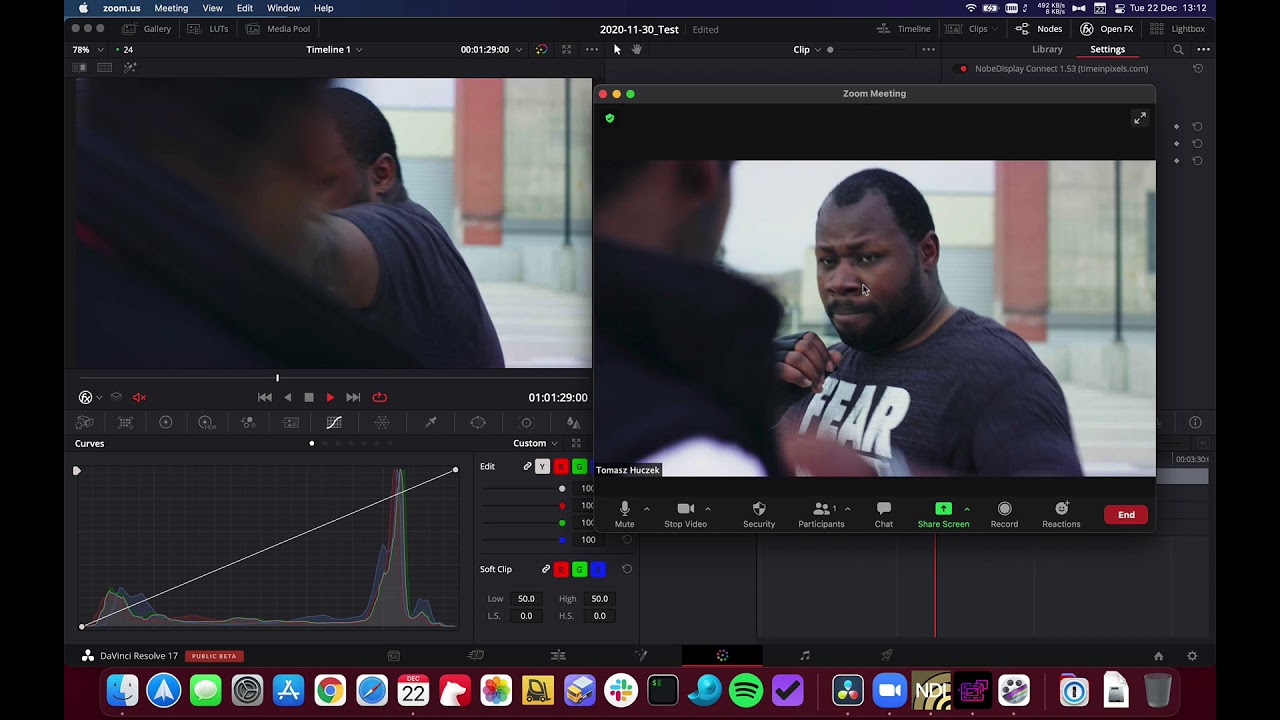 Stream through Zoom, DFINE, OBS directly from DaVinci Resolve | Nobe ...