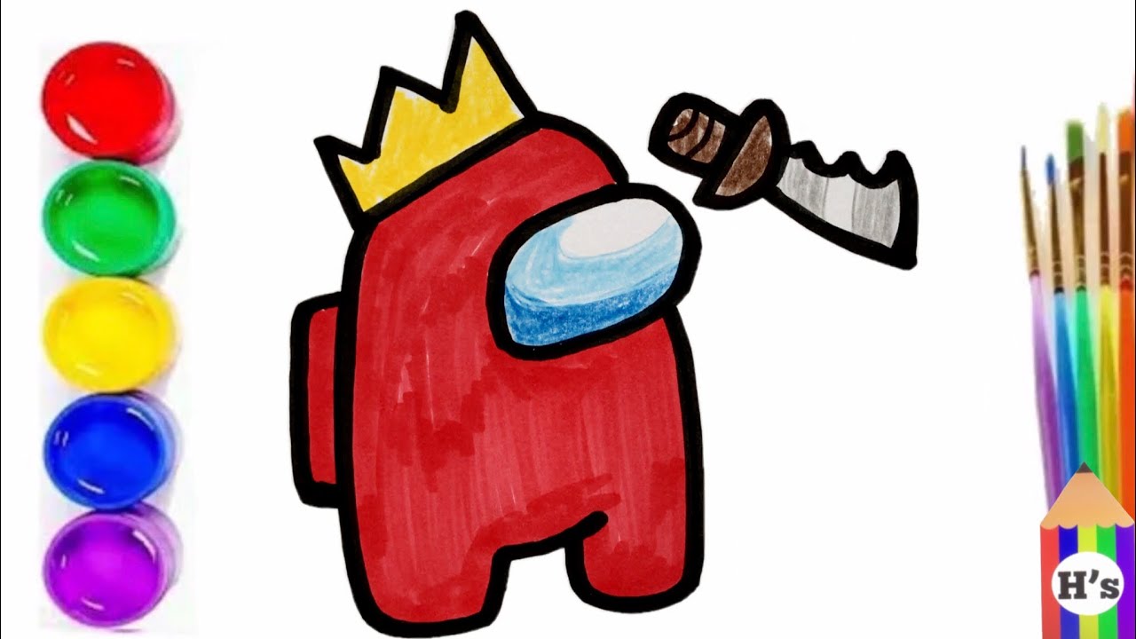 How To Draw Among Us | Impostor | Games - YouTube