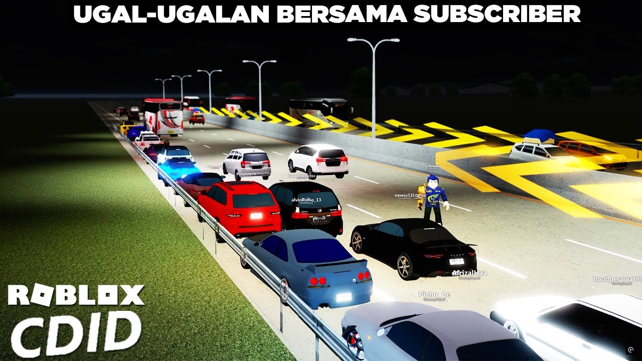 Banyak yg Nabrak Mobil Traffic & Lewat Bahu Jalan 😤😡 Roblox CDID - YouTube