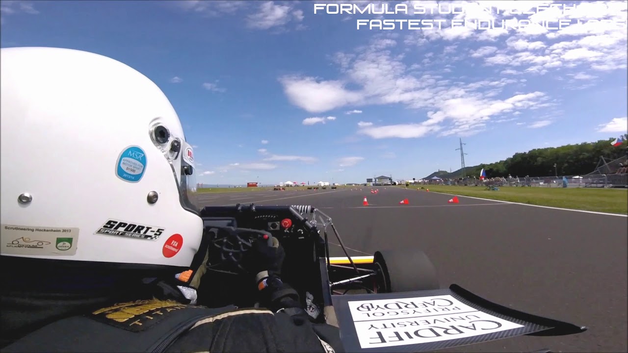Formula Student Czech 2017 Endurance - Cardiff Racing - YouTube