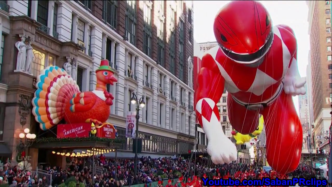 Thanksgiving Macy's Day Parade 2017 - Power Rangers Balloon P2 - Super ...