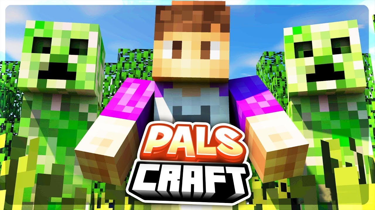 Creepers blew up EVERYTHING! - PalsCraft 11 - YouTube