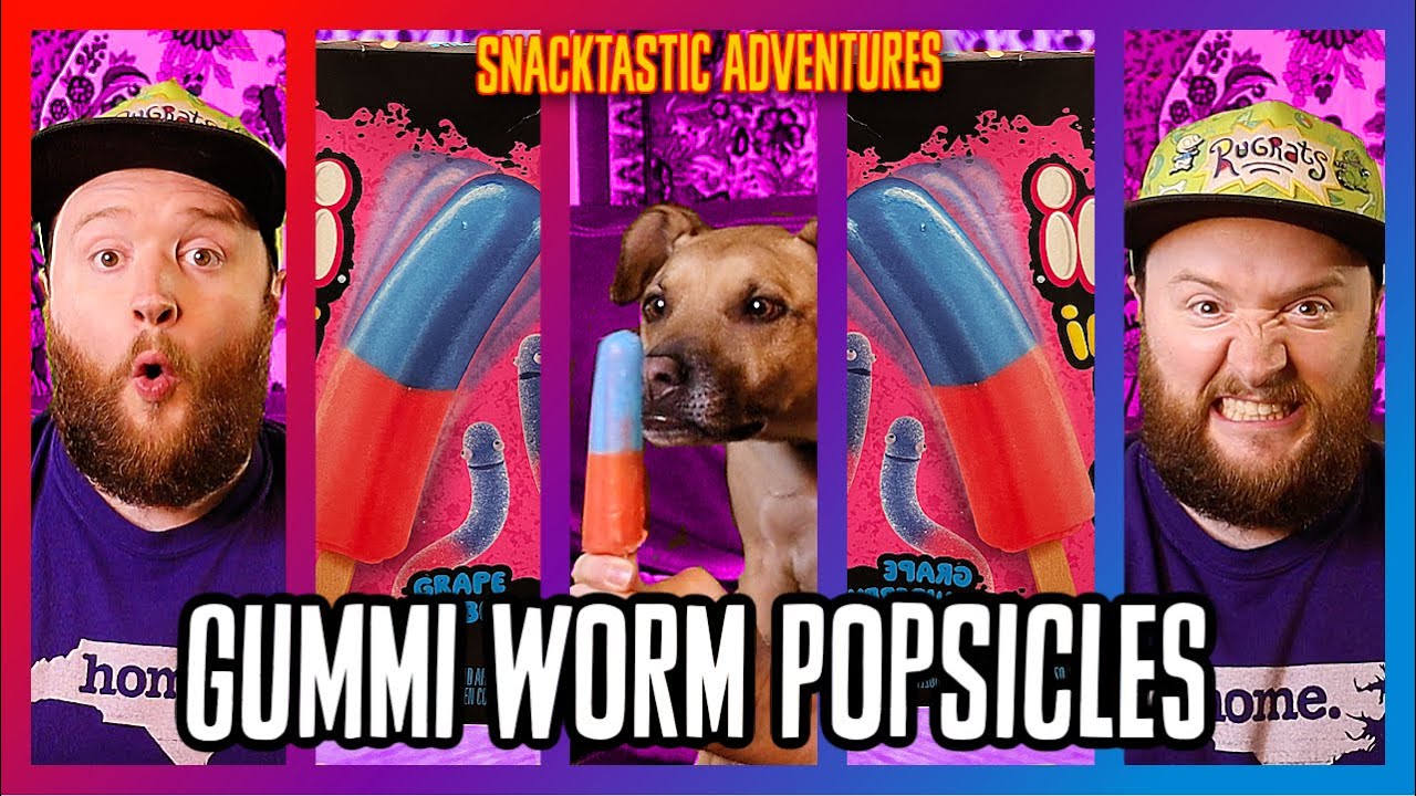"Trolli Gummi Worm Popsicles" Ep 195 | Snacktastic Adventures - YouTube