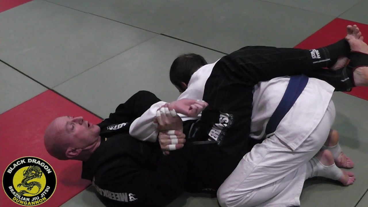 kimura from closed guard escape (week 8) - YouTube