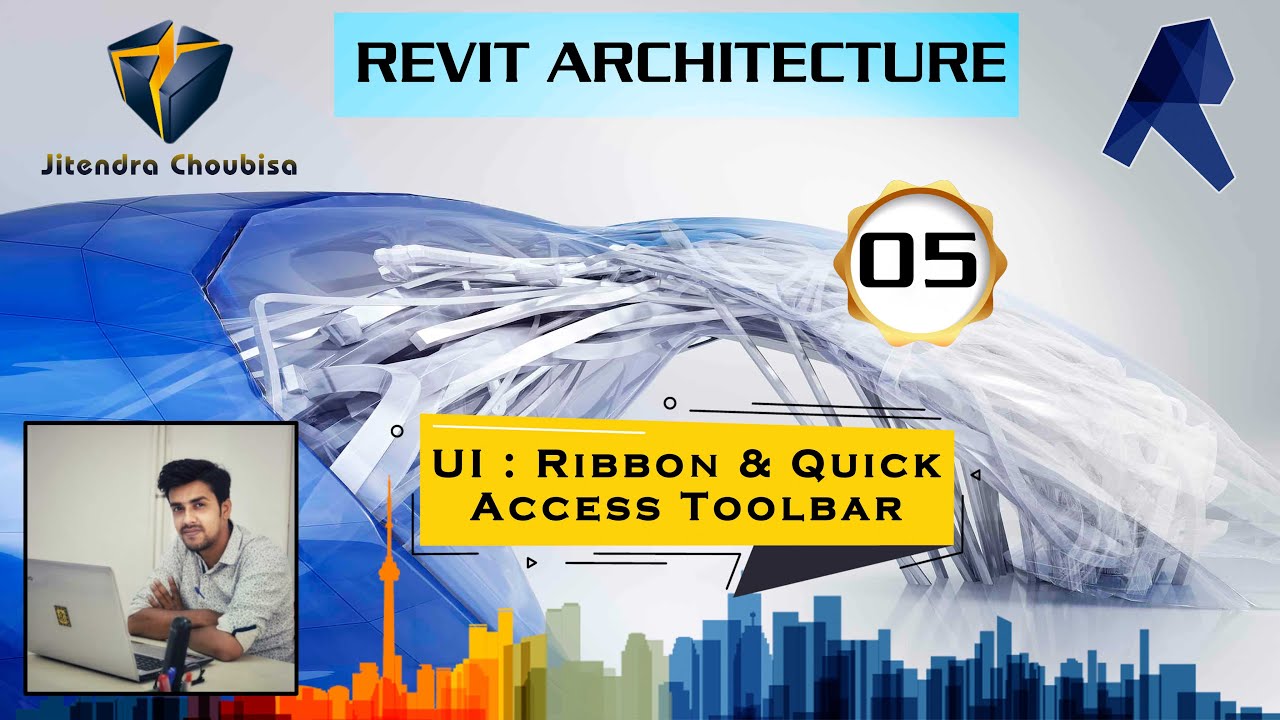 Revit Architecture in Hindi : 05 UI - Ribbon & Quick Access Toolbar ...