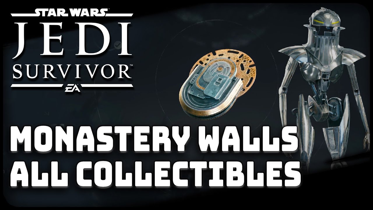 All Jedah Monastery Walls Collectibles Star Wars Jedi Survivor 1 - YouTube