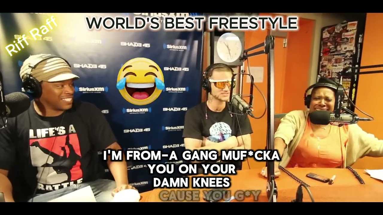 RIFF RAFF'S GREATEST FREESTYLE EVER World Champion Peach Tattoo Rap God ...