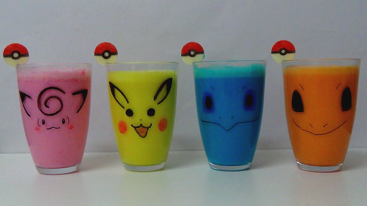 how to make pokemon emoji shakes - YouTube