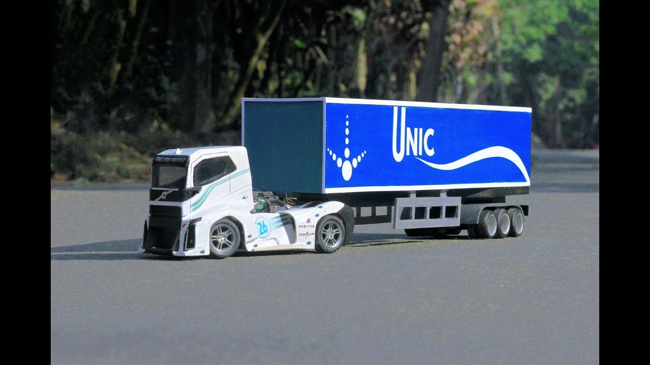 How to ,make RC Container Truck - YouTube