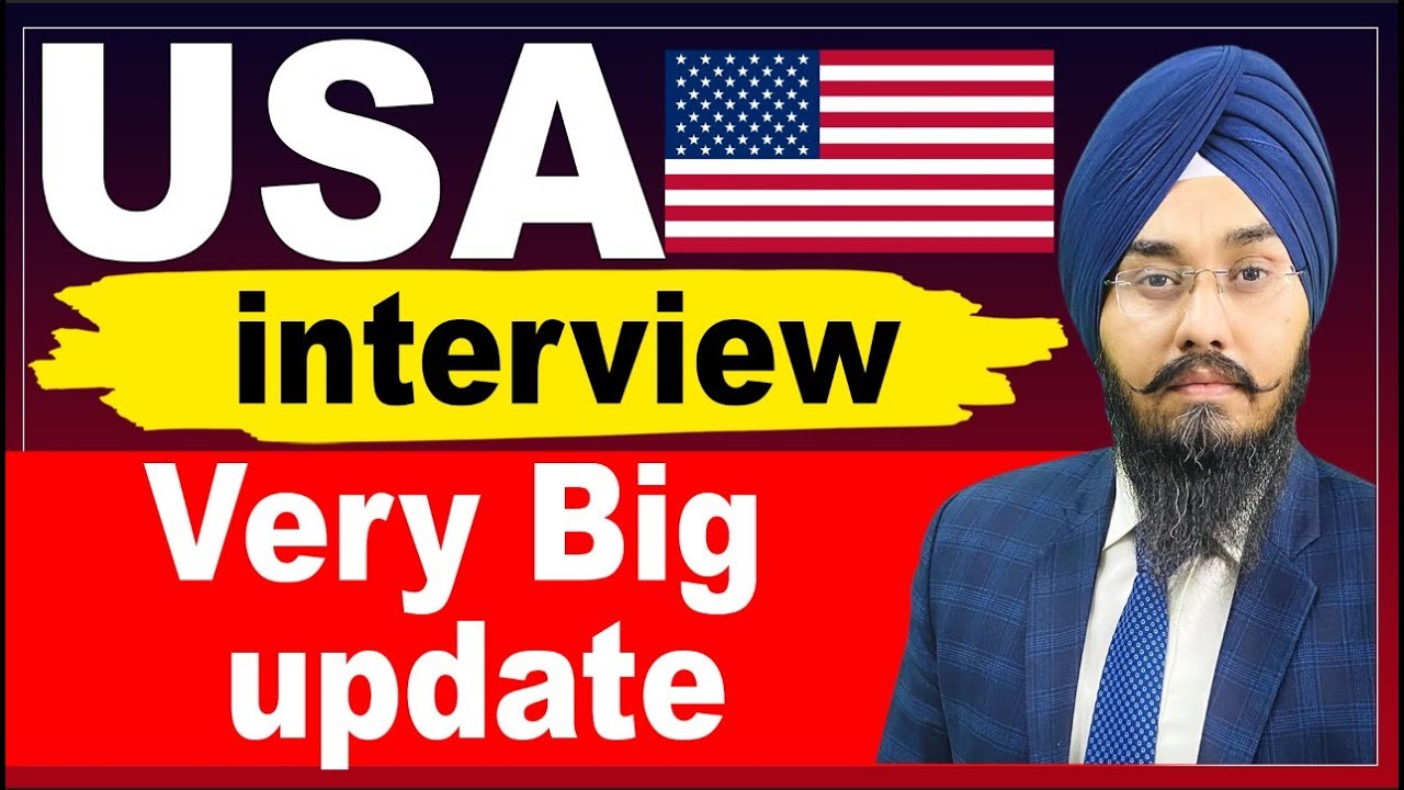 USA interview Very Big update | - YouTube